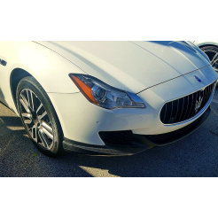 2013-2017 Maserati Quattroporte Euro Style 2pc Front Bumper Lip Spoilers