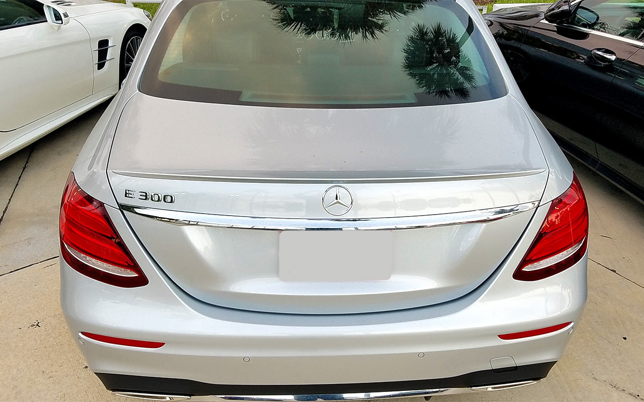 2017+ Mercedes E-Class Sedan Factory Style Rear Lip Spoiler